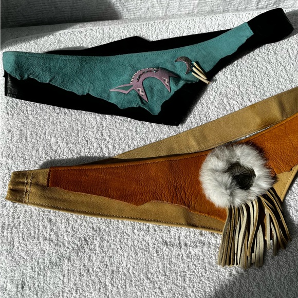 Vintage | Accessories | Vintage Art Belts 988 D Orndorff Leather ...